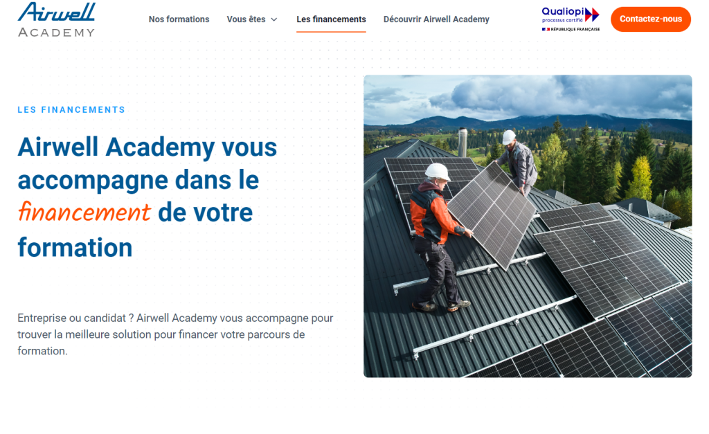 Cap site airwell academy 3 - Airwell pour les Professionnels